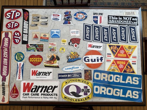 Lot Of 46 of VIntage Automobile Auto Parts related stickers NOS | eBay