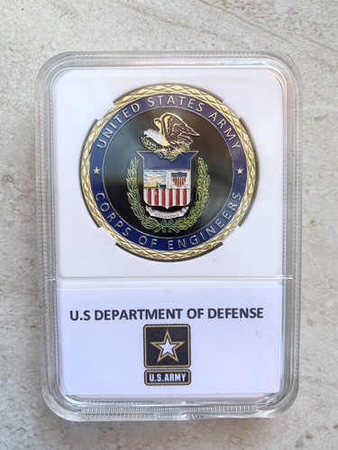US ARMY Corps of Engineers Challenge Coin with Case! | eBay