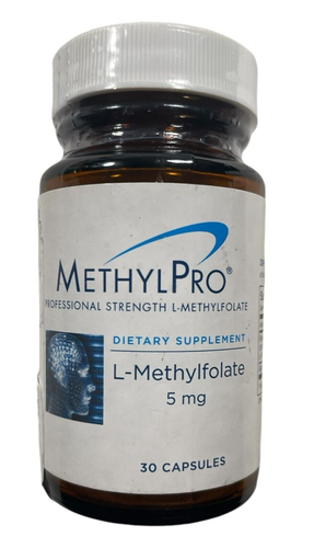 MethylPro L-Methylfolate - Professional Strength - 5 mg - 30 capsules ...