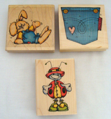 Whipper Snapper Designs Wood & Rubber Stamp Lot Of 3 | eBay