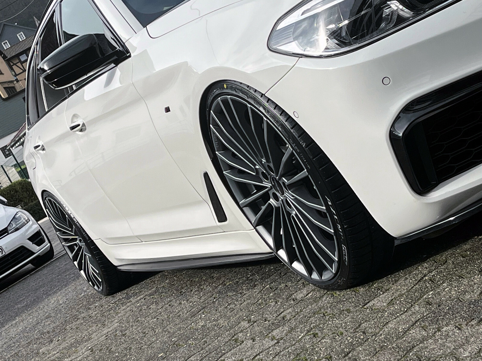 Pristus Konkav Alufelgen 9,5+10,5 X 21 Zoll BMW 5er G30 G31 Platin Grau ...