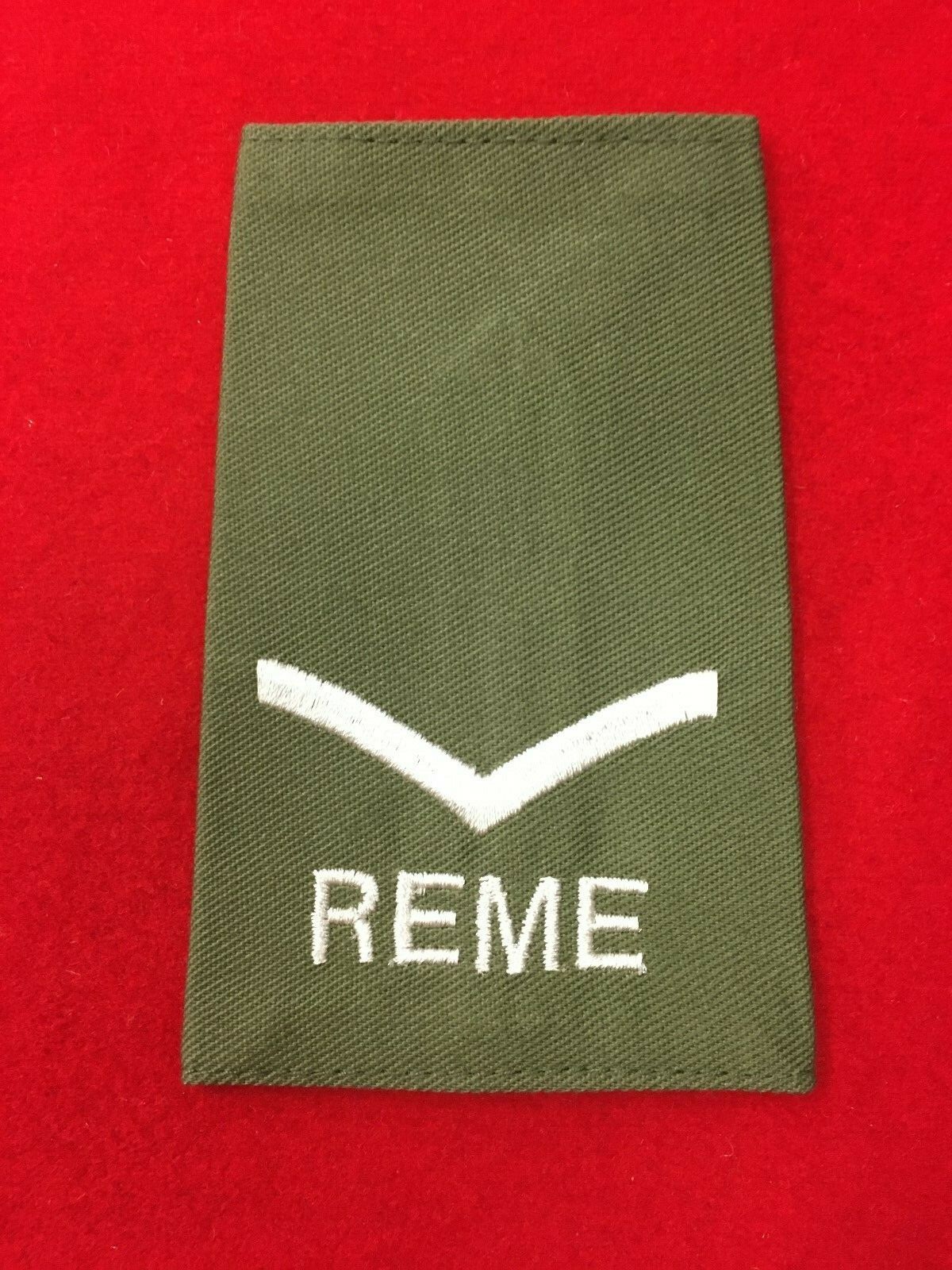 Quality REME L/CPL Olive Combat Rank Slide REME Lance Corporal Rank ...