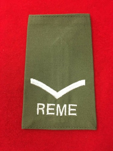 Quality REME L/CPL Olive Combat Rank Slide REME Lance Corporal Rank ...