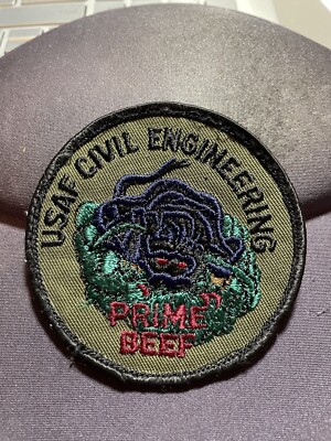 USAF Civil Engineering, Base Engineer Emergency Force (BEEF) Patch. | eBay