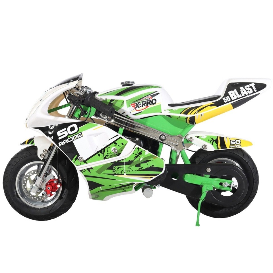 X-PRO 40cc Pocket Bike Gas Powered 4 Stroke Kids Mini Bike Off Road ...