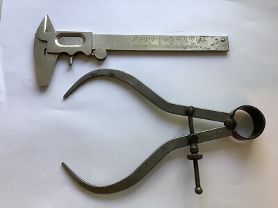 Set of 2 Vintage Calipers Craftsman 6" Outside & Whitw-Gew Made In ...