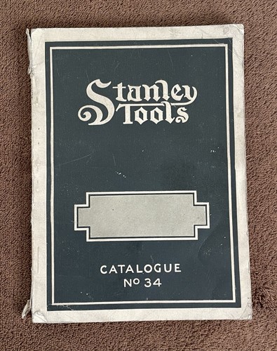 1920's Stanley Tools Catalogue No. 34 - 128 Pages with Color Plates | eBay