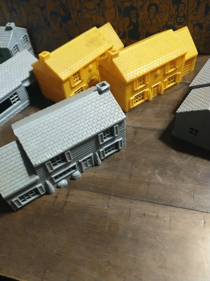 LOT 7 Vintage Marx HO Scale House Buildings | eBay