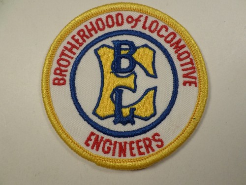 Brotherhood of Locomotive Engineers 3” BLE Patch Yellow | eBay