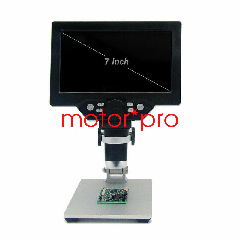 w/Battery MUSTOOL G1200 12MP 7'' HD Digital Microscope 1-2000X Zoom ...