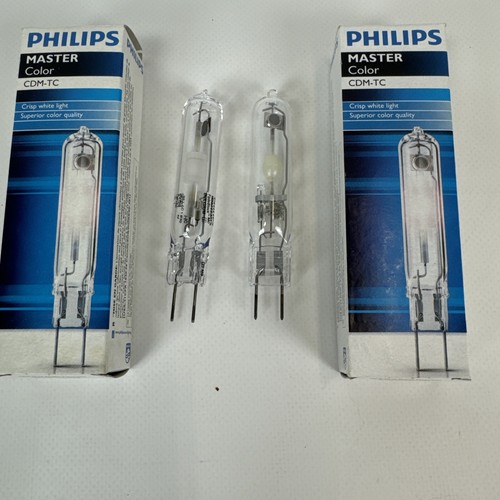 2x Philips MasterColor CDM-TC 35W/830 35w G8.5 base 3000K M130/E HID ...