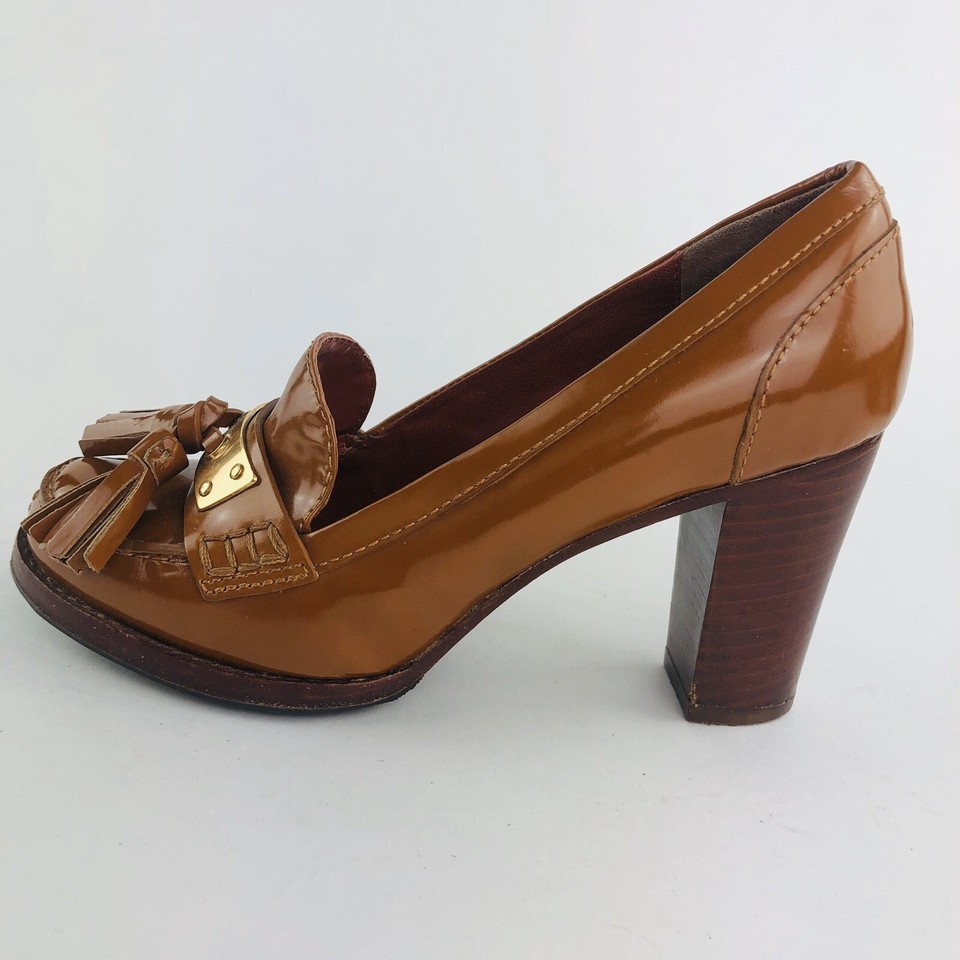 Marc By Marc Jacobs High Heel Brown Shoes Loafer 36 US 5 | eBay