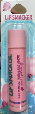 Lip Smacker Moisturizing Flavored Lip Balm, Cotton Candy Flavor, Clear ...