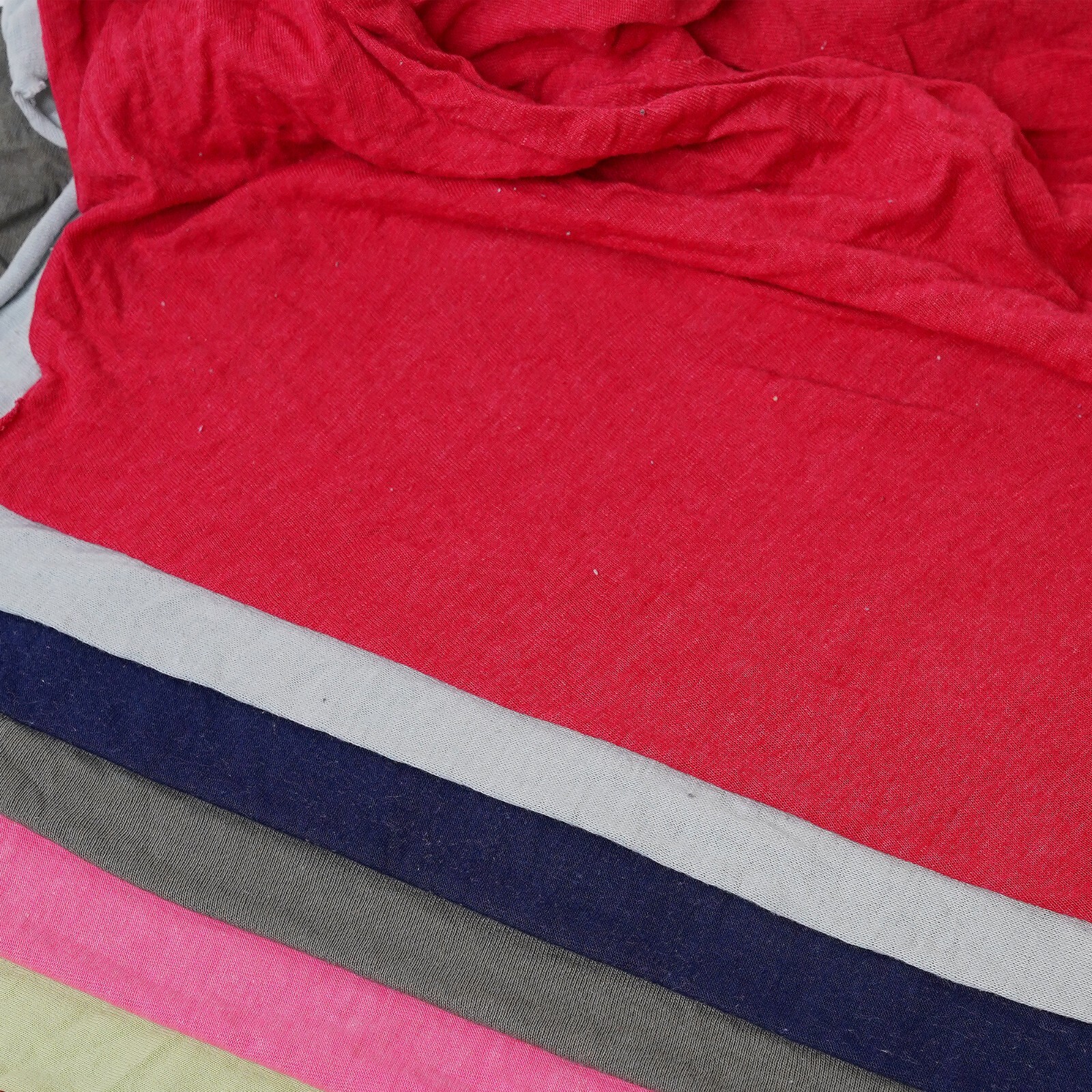 Color Knit T-Shirt 100% Cotton Wiping Rags – 25 lbs. Box - Multipurpose ...