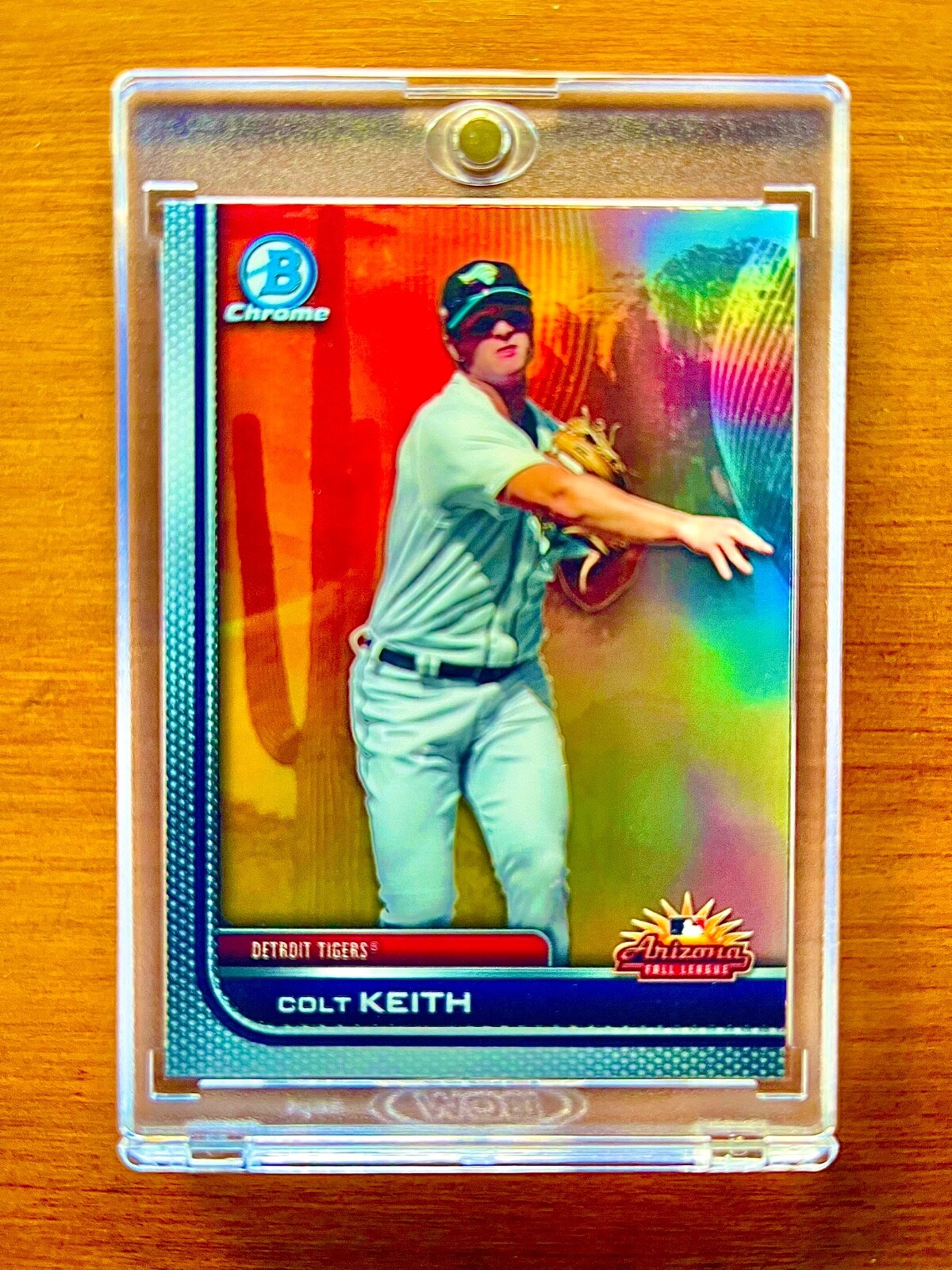 Colt Keith RARE ROOKIE RC REFRACTOR BOWMAN CHROME INVESTMENT CARD SSP ...