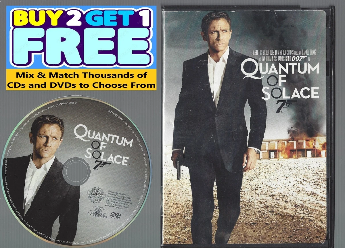 Quantum Of Solace Dvd Cover