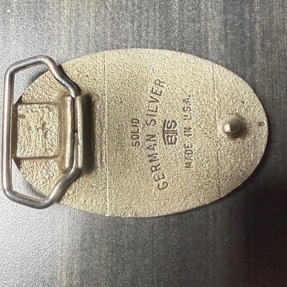 WR Weaver Co. Weaver Scope Belt Buckle Solid German Silver El Paso ...