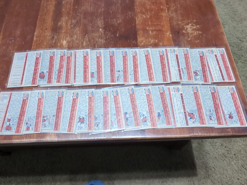 1957 Topps Starter Set 130 Different Very Good Hall Of Famers Mid ...