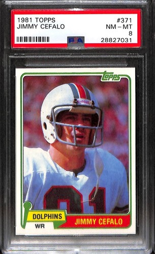 1981 Topps #371 JIMMY CEFALO PSA 8 NM-MT 28827031 | eBay
