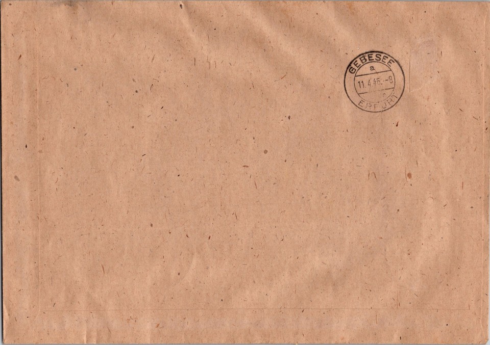1946 Gotha Germany AMG Postwar Registered mail Cover to Erfurt | eBay