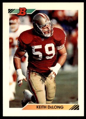 1992 BOWMAN KEITH DELONG SAN FRANCISCO 49ERS #131 | eBay
