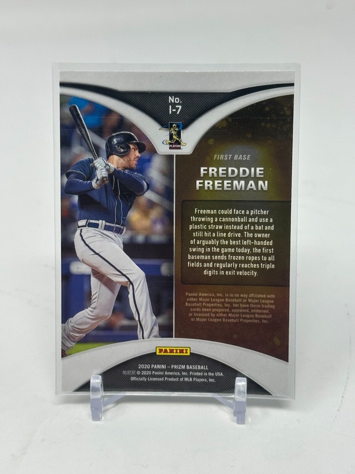 2020 Prizm Baseball Freddie Freeman Illumination Card #I-7 | eBay