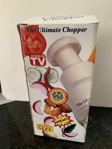 The Ultimate Food Chopper w/ Rotating Blade Open Box | eBay