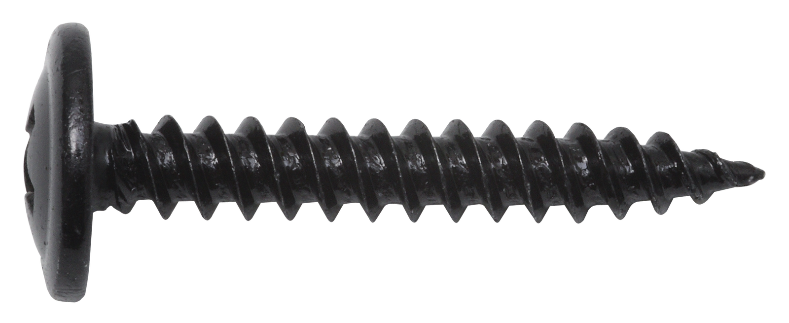 Blechschraube mit Bund 4,2 x 19, schwarz verzinkt, 10 Stück, 134 042 19 ...