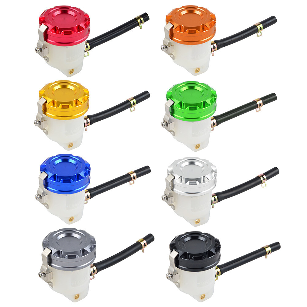 Front Brake Reservoir Tank w/ Cap For Kawasaki Ninja ZX6R ZX7R ZX9R ...