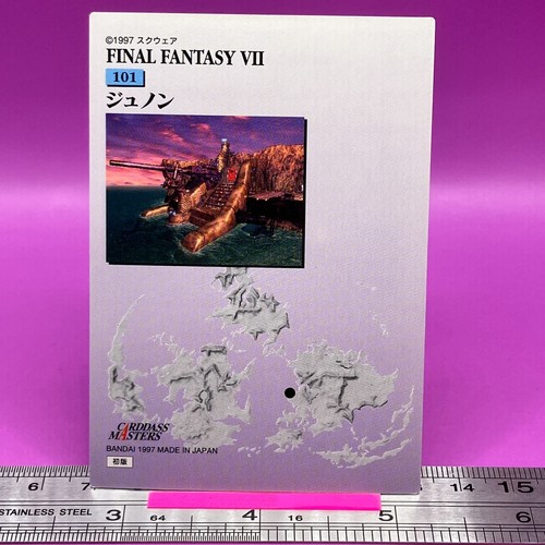 Junon #101 Final Fantasy 7 FFVII Carddass Masters TCG 1997 Japanese ...