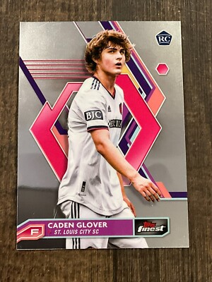 2023 Topps Finest MLS SOCCER #21 Caden Glover, St. Louis City SC RC ...