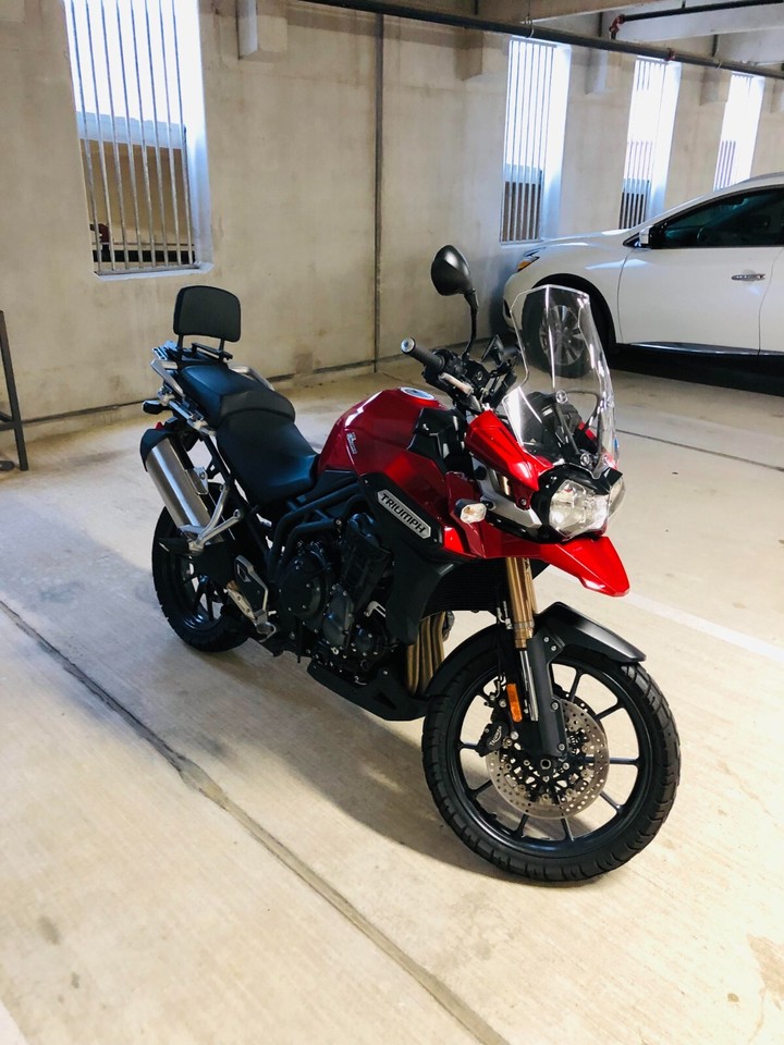 Backrest and Mounting Plates for Triumph Tiger Explorer 1200 XC XR '12 ...