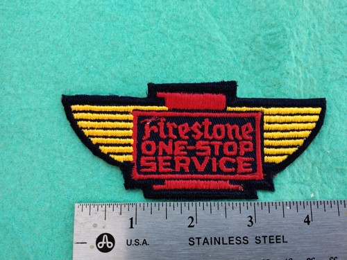 Vintage Firestone One Stop Parts Dealer Service Uniform Patch | eBay