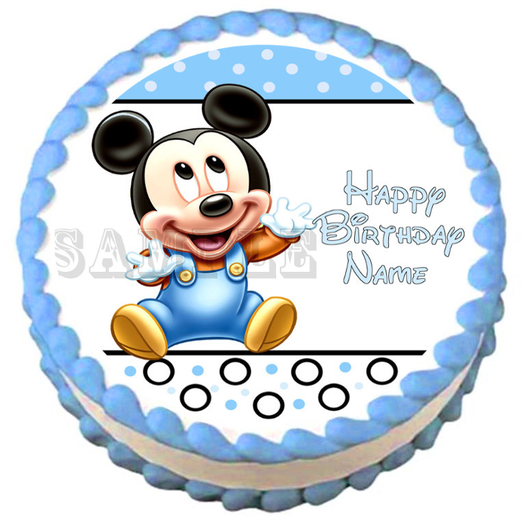 Baby Mickey Mouse 1st Birthday Party Ideas