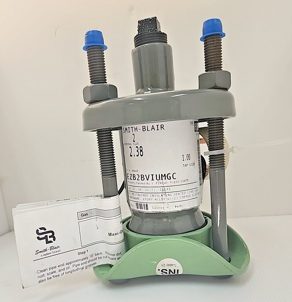 Maxi-Grip EZB Restraint Line Cap Coupling W/ Blind End Flange & Plug 2 ...