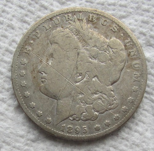 1895-S Morgan Silver Dollar Rare Key Date San Francisco Mint Cleaned ...