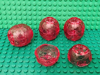 Lego 4 Trans-Dark Pink Container,Faceted Alien Pod Section / Cocoon ...