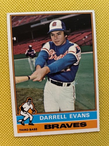 1976 TOPPS # 81 DARRELL EVANS B | eBay