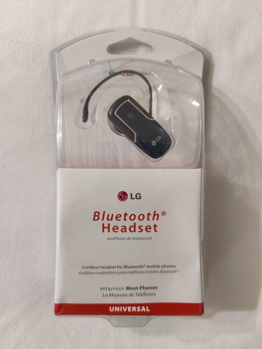 LG Bluetooth Verizon Wireless Universal Bluetooth Headset LBT760Z NEW ...