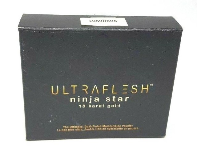Ultraflesh Ninja Star 18 Karat Gold Dual Finish Moisturizing Powder in ...