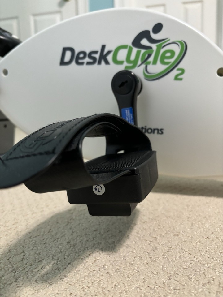 DeskCycle 2 Under Desk Bike Pedal Exerciser with Adjustable Leg - White ...