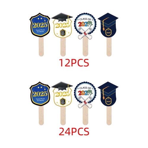 Graduation Fan Gifts Souvenirs Decorative Writing Blessing Photo Prop ...