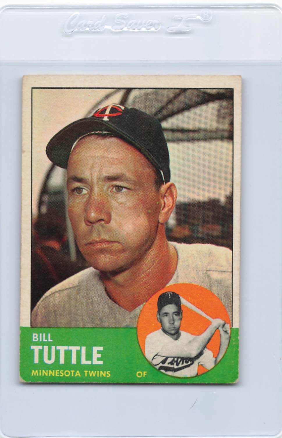 1963 Topps #127 Bill Tuttle Twins VG/EX *DA-C2432 | eBay