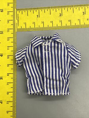 Blue White Striped Shirt Short sleeves Mego Custom Action Figure Fodder ...