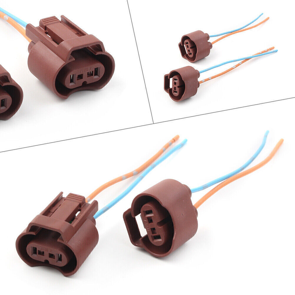 Wire Pigtail Female U 9006 HB4 Two-Harness Fog Light Socket Connector ...