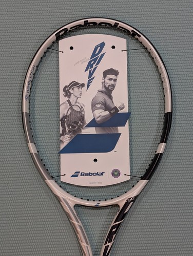RARE New Babolat Pure Drive Wimbledon LE Tennis Racquet 4 1/8 unstrung ...