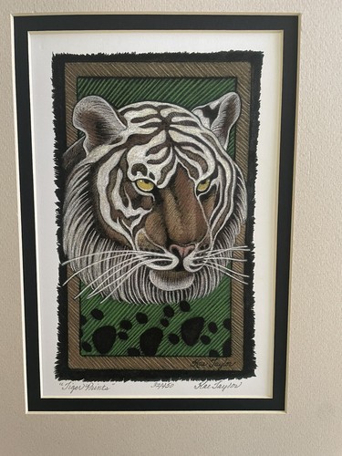 Kae Taylor batik print 32/450 Tiger Prints beautiful jungle art picture ...