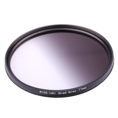 RISE(UK) 77mm Graduated Gray Neutral Density Grad ND4 Special Effect ...