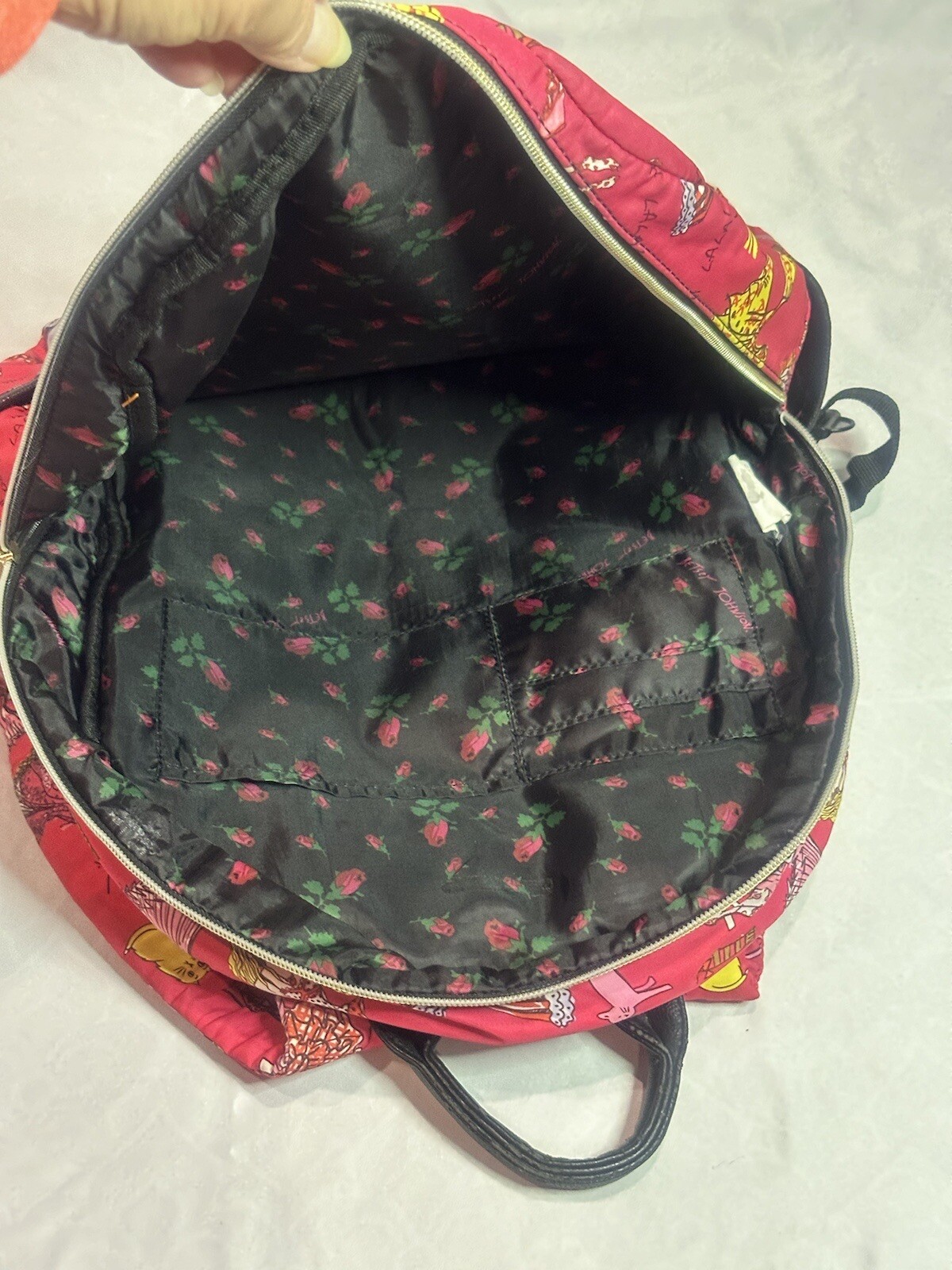 Betsey Johnson Backpack Paper Dolls Edition Used - Gem