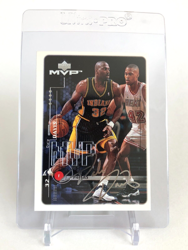 Dale Davis Upper Deck MVP and the Card Silver Script Indiana Pacers | eBay